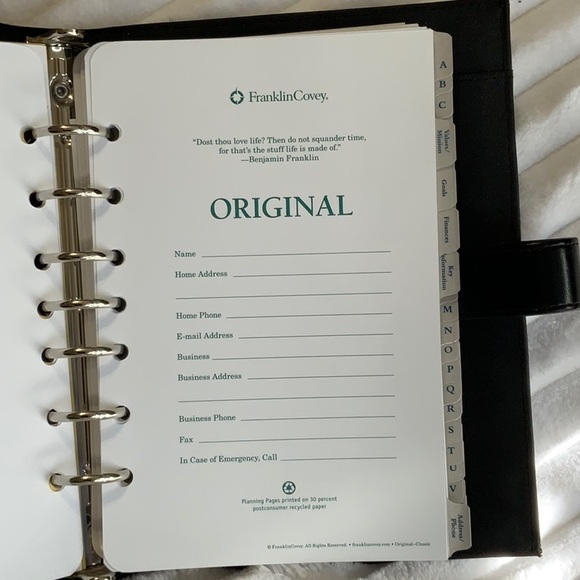 Franklin Covey | Office | Original Day Timer Planner | Poshmark